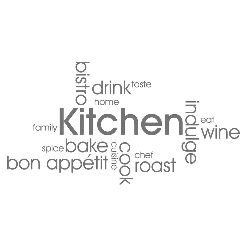 VINILO DECORATIVO KITCHEN FRASES EN LA COCINA DEKOADHESIVO – Dekoadhesivo